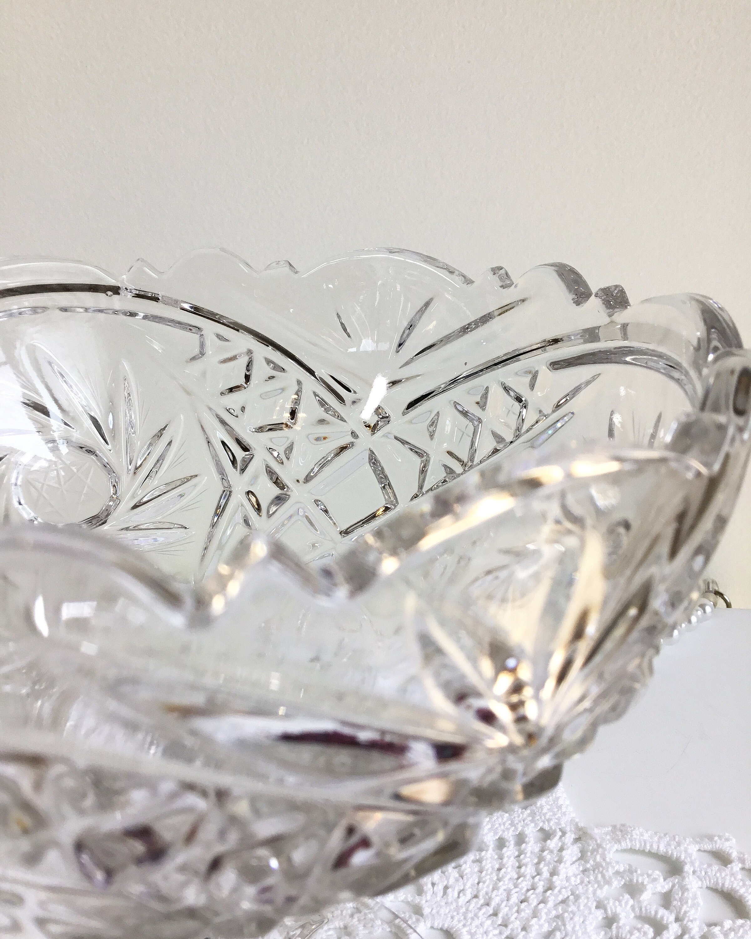 Pressed Glass Compote / Candy Dish | Etsy