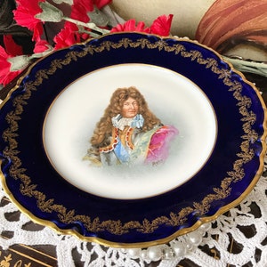 Haviland Limoges Plate, Portrait of Louis XIV, Circa 1894 to 1925 - Etsy