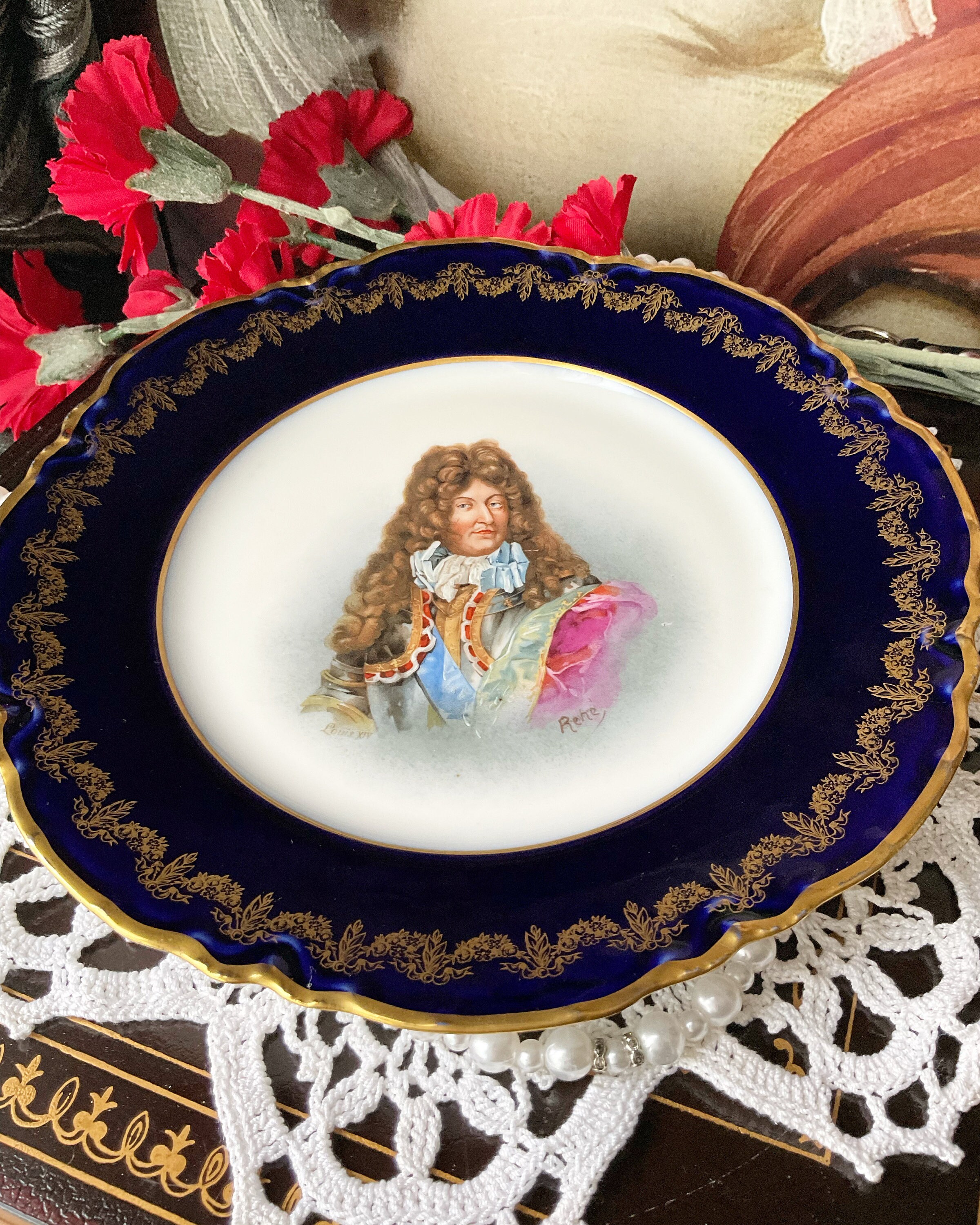 Haviland Limoges Plate, Portrait of Louis XIV, Circa 1894 to 1925 - Etsy