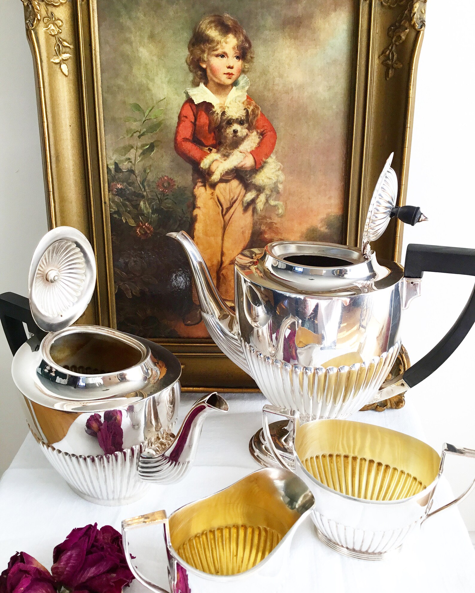 Edwardian Silver Plated Tea and Coffee Set Table-setting - Etsy Canada