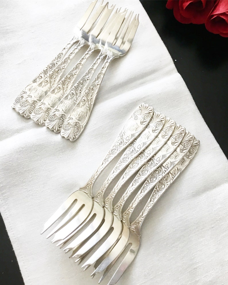 Individual Solid Fish Forks Royal Silverplate 1888 by Gorham - Etsy