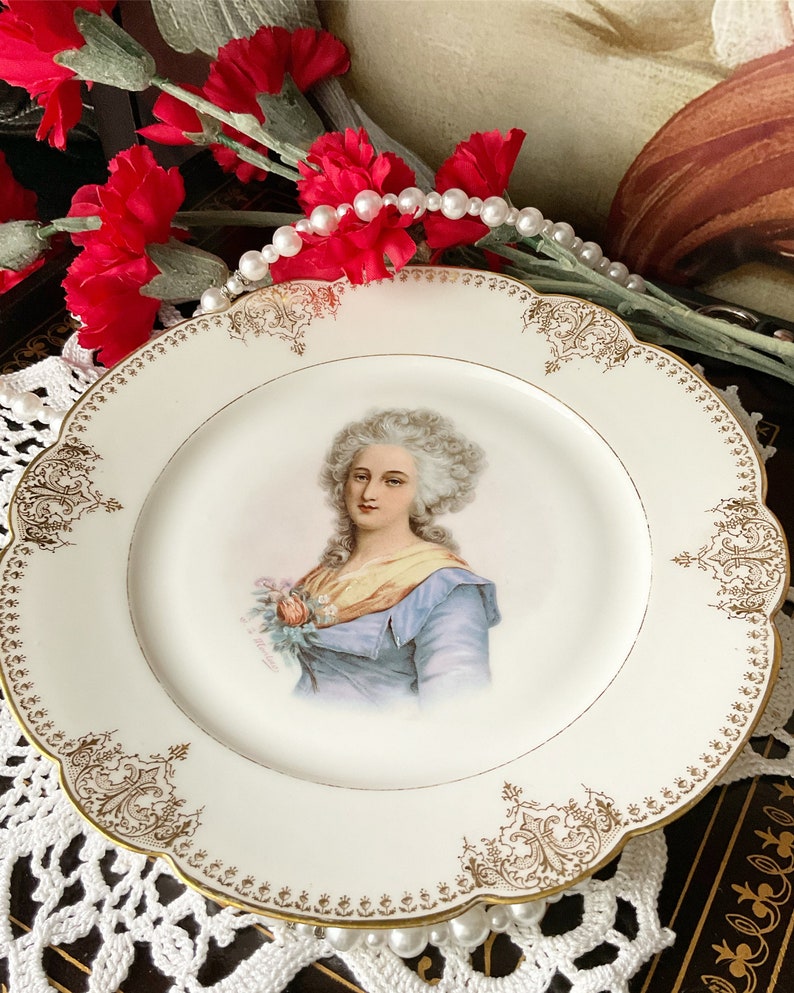 Sèvres Portrait Plate, Circa 1844 - Etsy