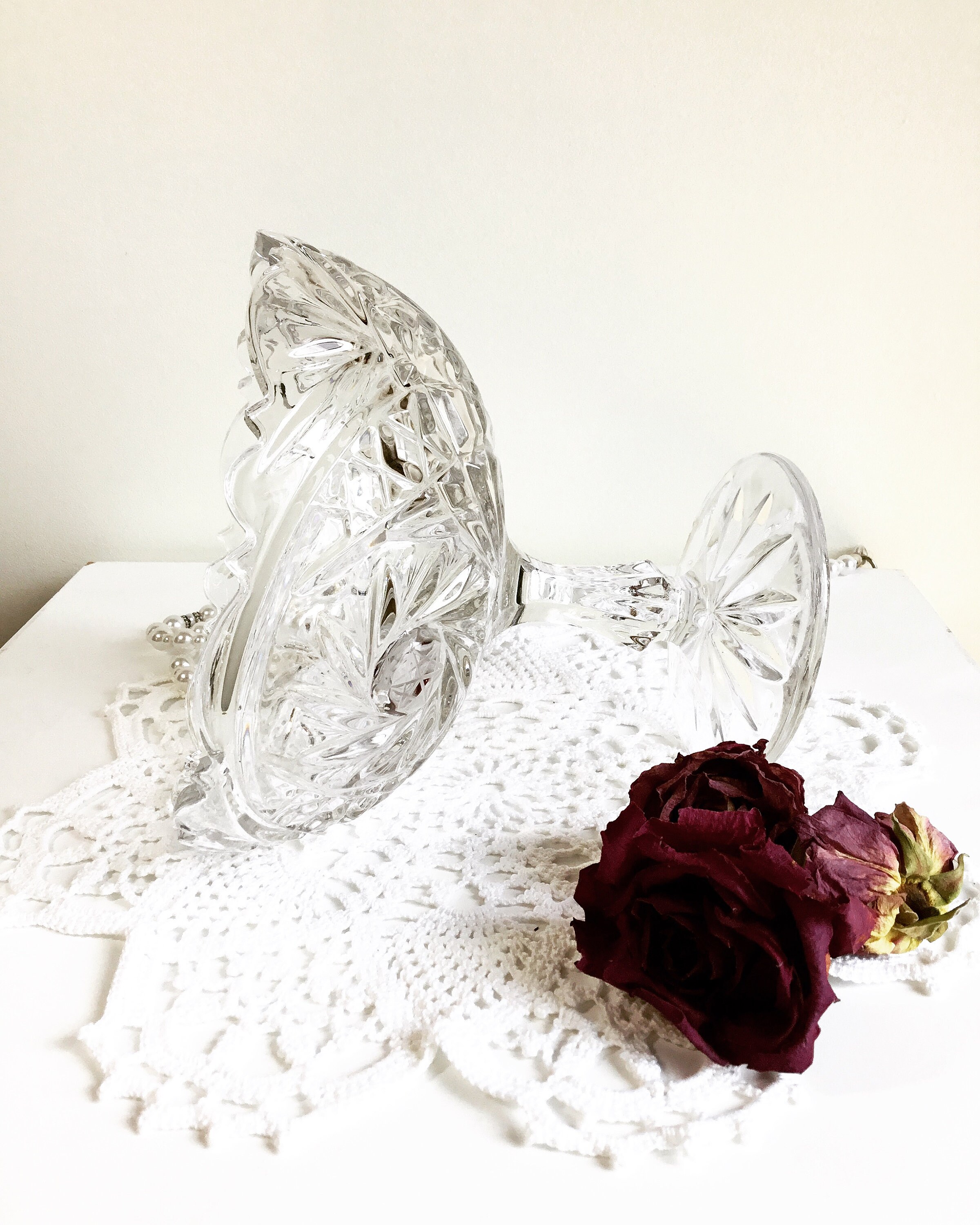 Pressed Glass Compote / Candy Dish - Etsy Canada