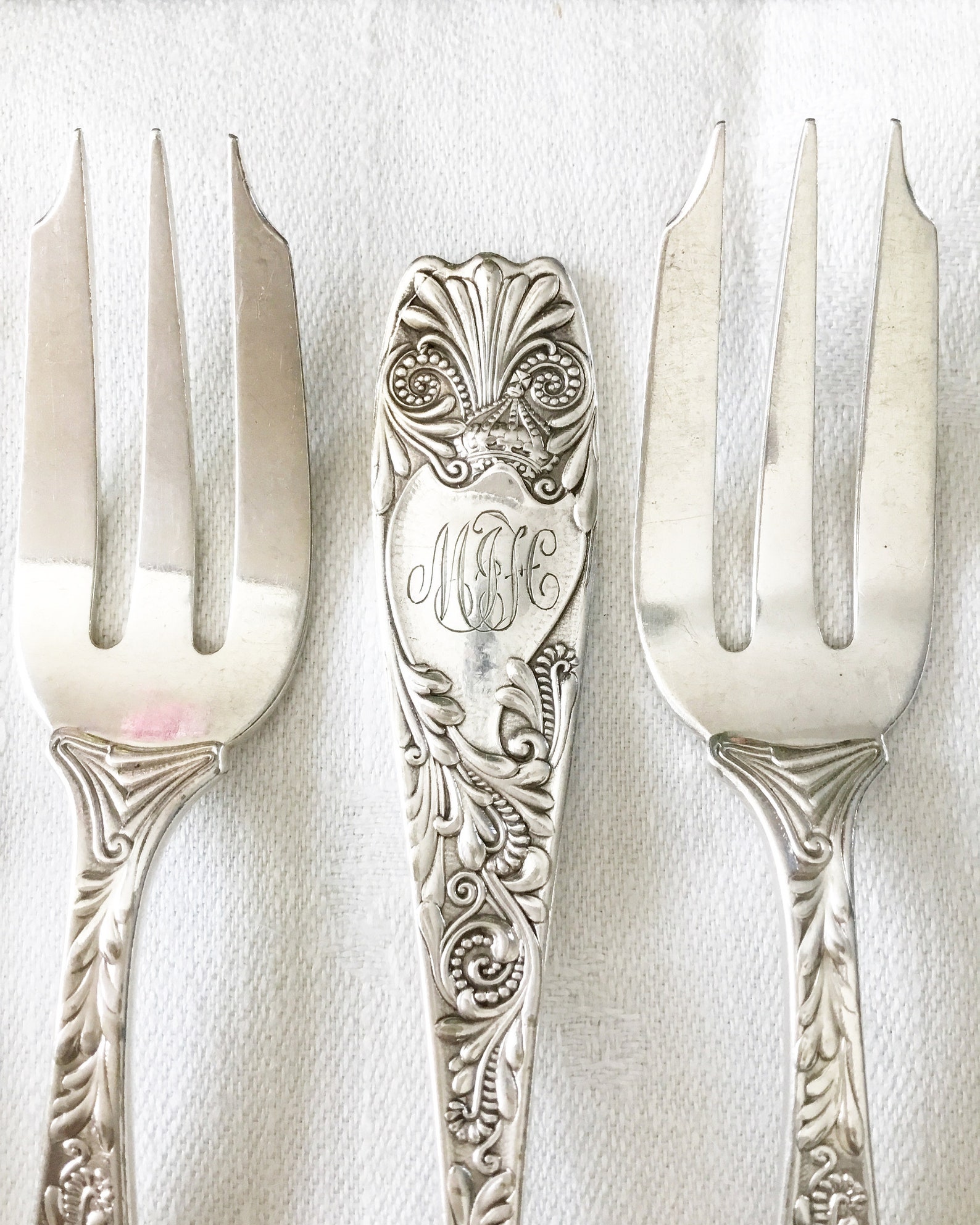 Individual Solid Fish Forks Royal Silverplate 1888 by Gorham - Etsy