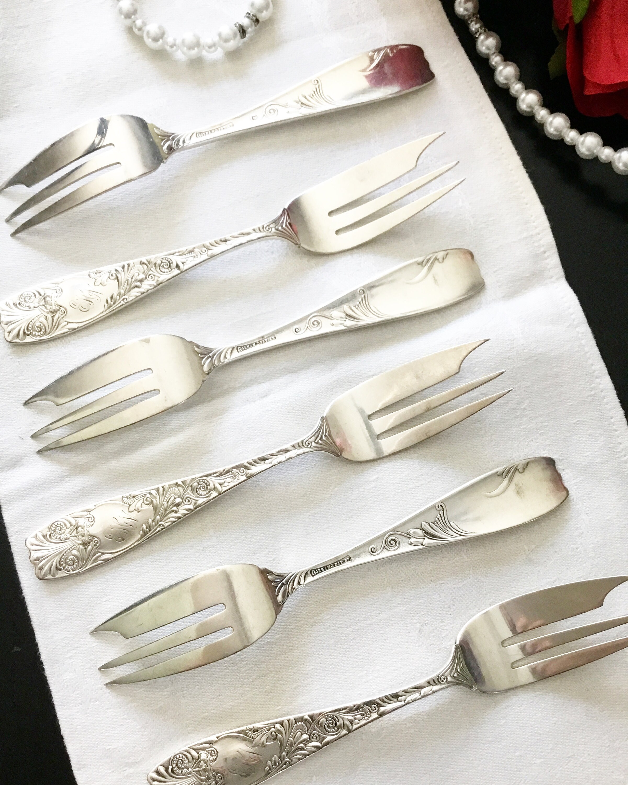 Individual Pie Forks Royal Silverplated 1888 by Gorham | Etsy