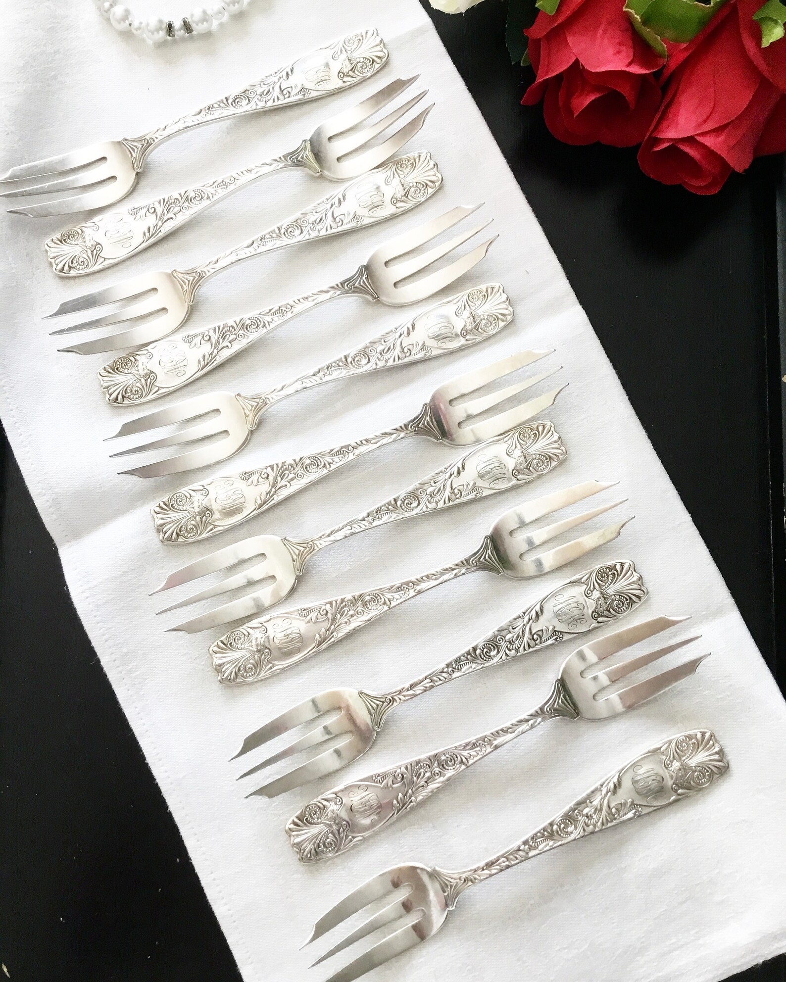 Individual Solid Fish Forks Royal Silverplate 1888 by Gorham - Etsy