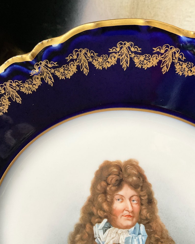 Haviland Limoges Plate, Portrait of Louis XIV, Circa 1894 to 1925 - Etsy