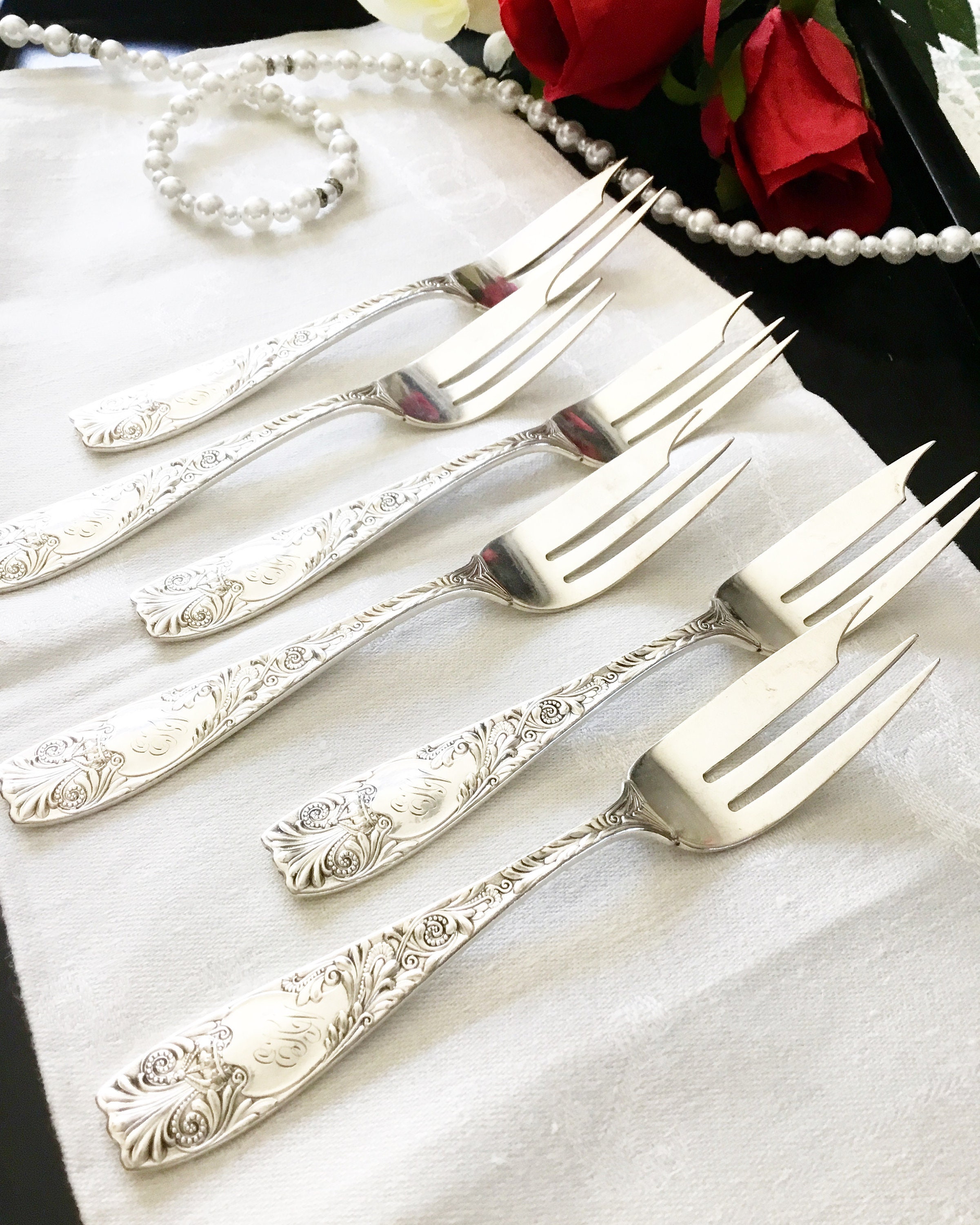 Individual Pie Forks Royal Silverplated 1888 by Gorham | Etsy
