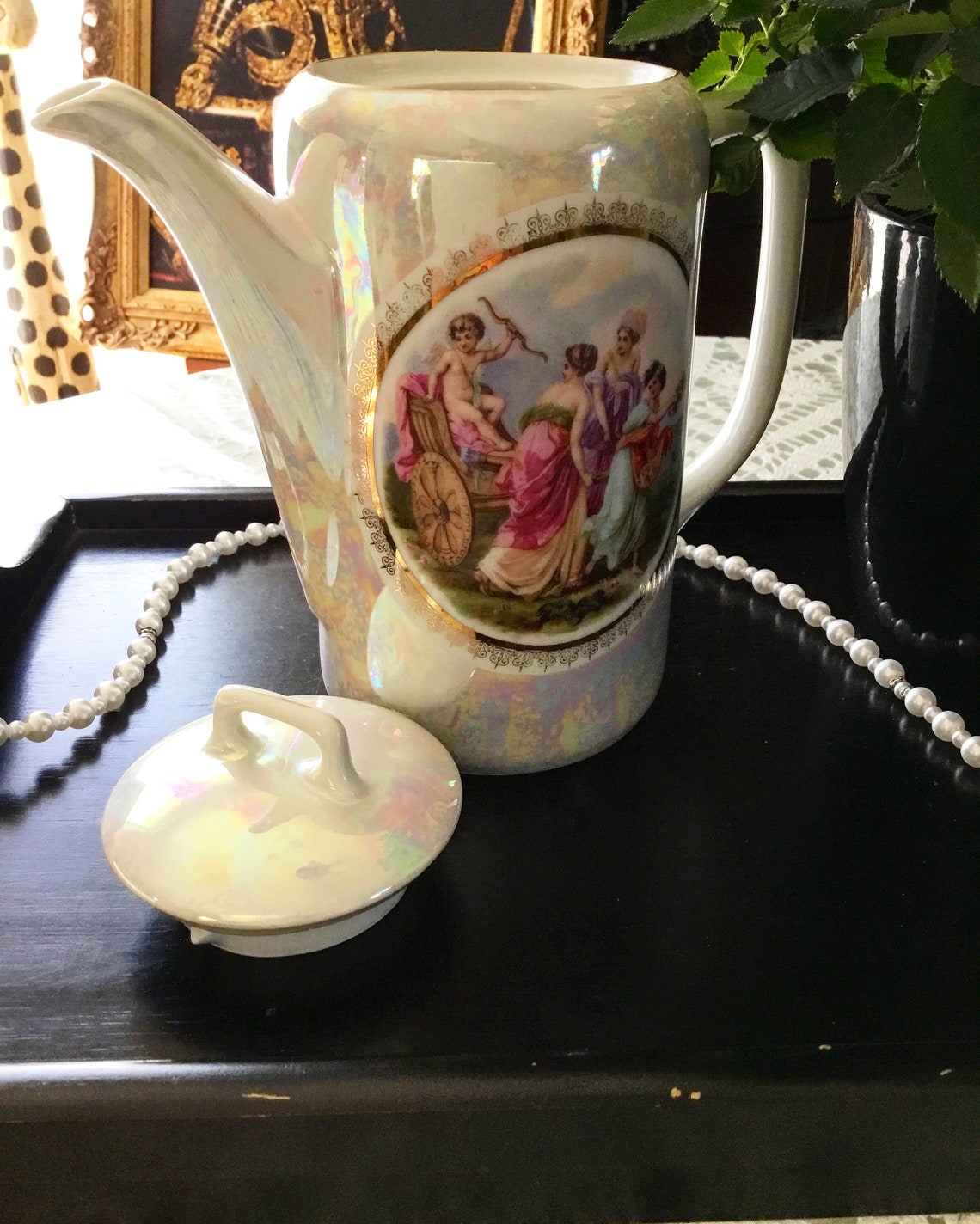 Antique German Unmarked Prov Saxe Coffee Pot - Etsy Canada