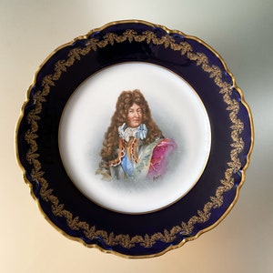 Haviland Limoges Plate, Portrait of Louis XIV, Circa 1894 to 1925 - Etsy