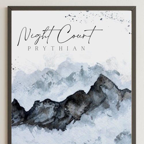 Night Court ACOTAR Art ACOTAR Decor Officially Licensed - Etsy