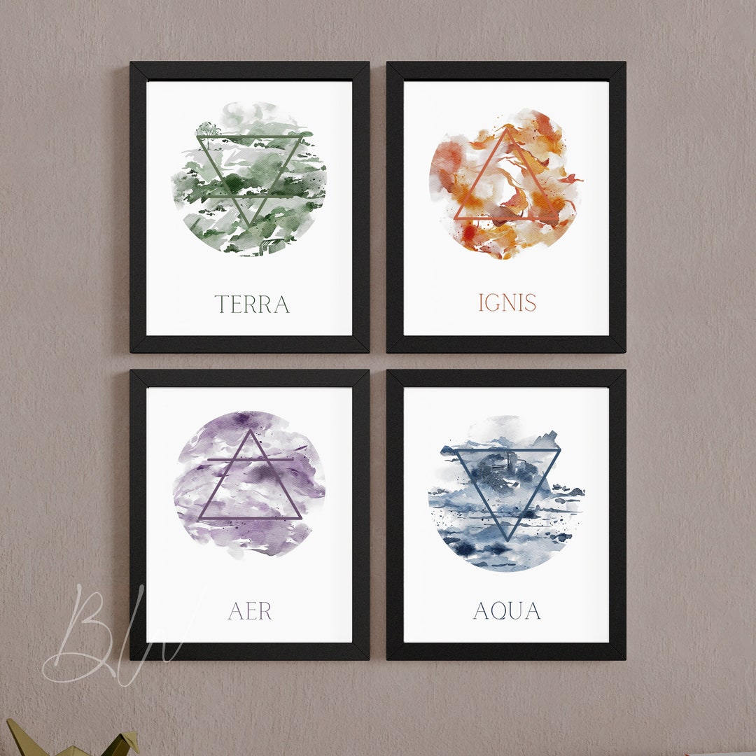 Zodiac Academy Elements Digital Art Print | Officially Licensed - Etsy