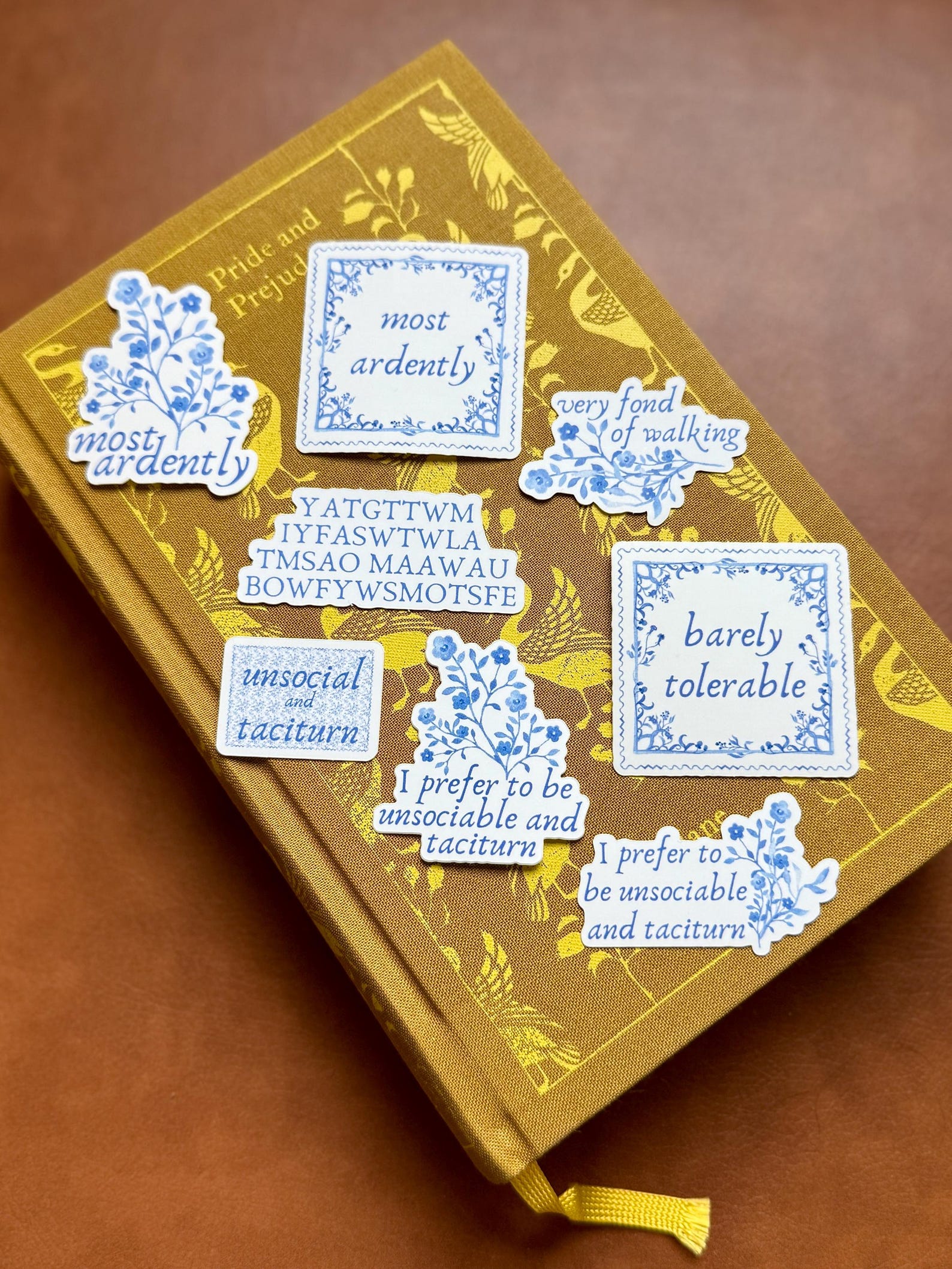 I Prefer to Be Unsociable and Taciturn | Jane Austen Sticker| Pride and ...