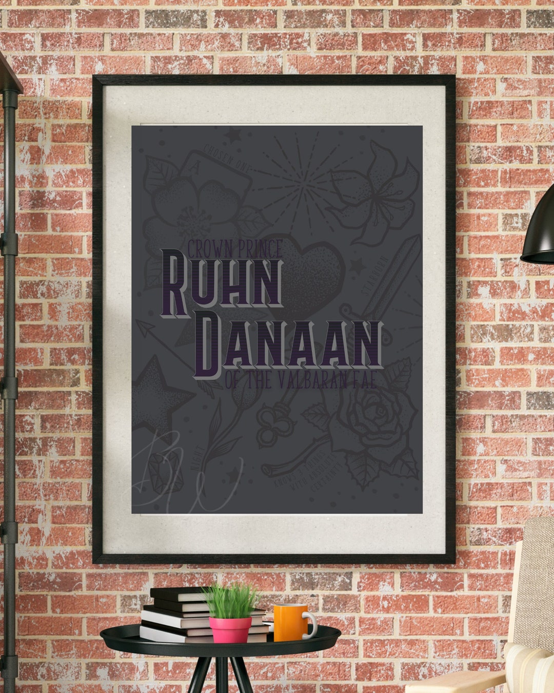 Ruhn Danaan Crescent City Digital Print Crescent City Art Officially ...