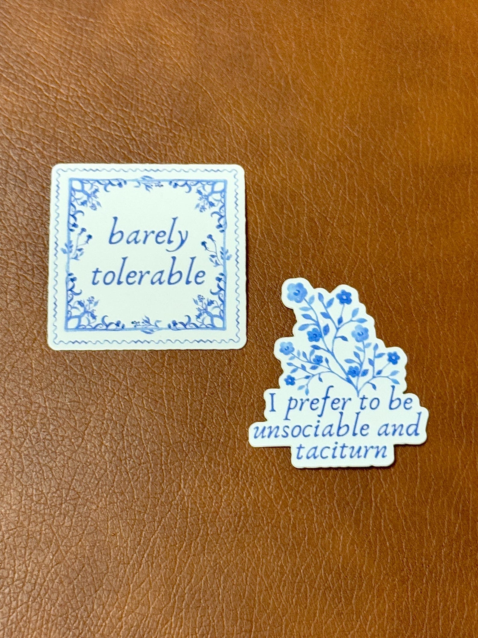 I Prefer to Be Unsociable and Taciturn | Jane Austen Sticker| Pride and ...