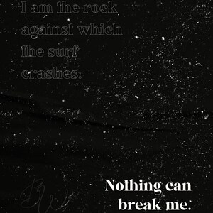 I Am the Rock | Nothing Can Break Me | ACOTAR Digital Print | ACOTAR ...