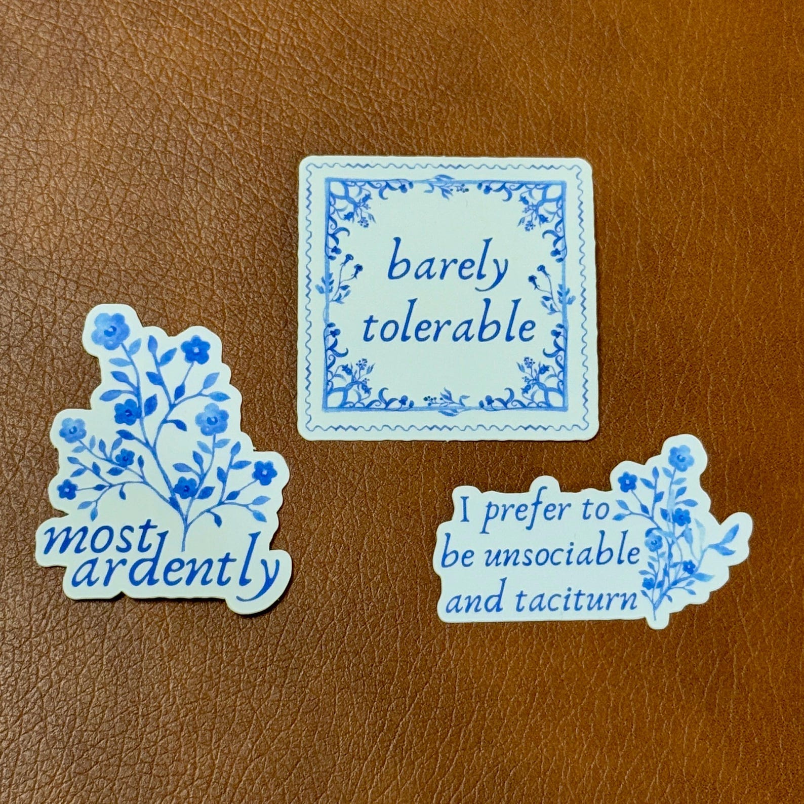 I Prefer to Be Unsociable and Taciturn | Jane Austen Sticker| Pride and ...