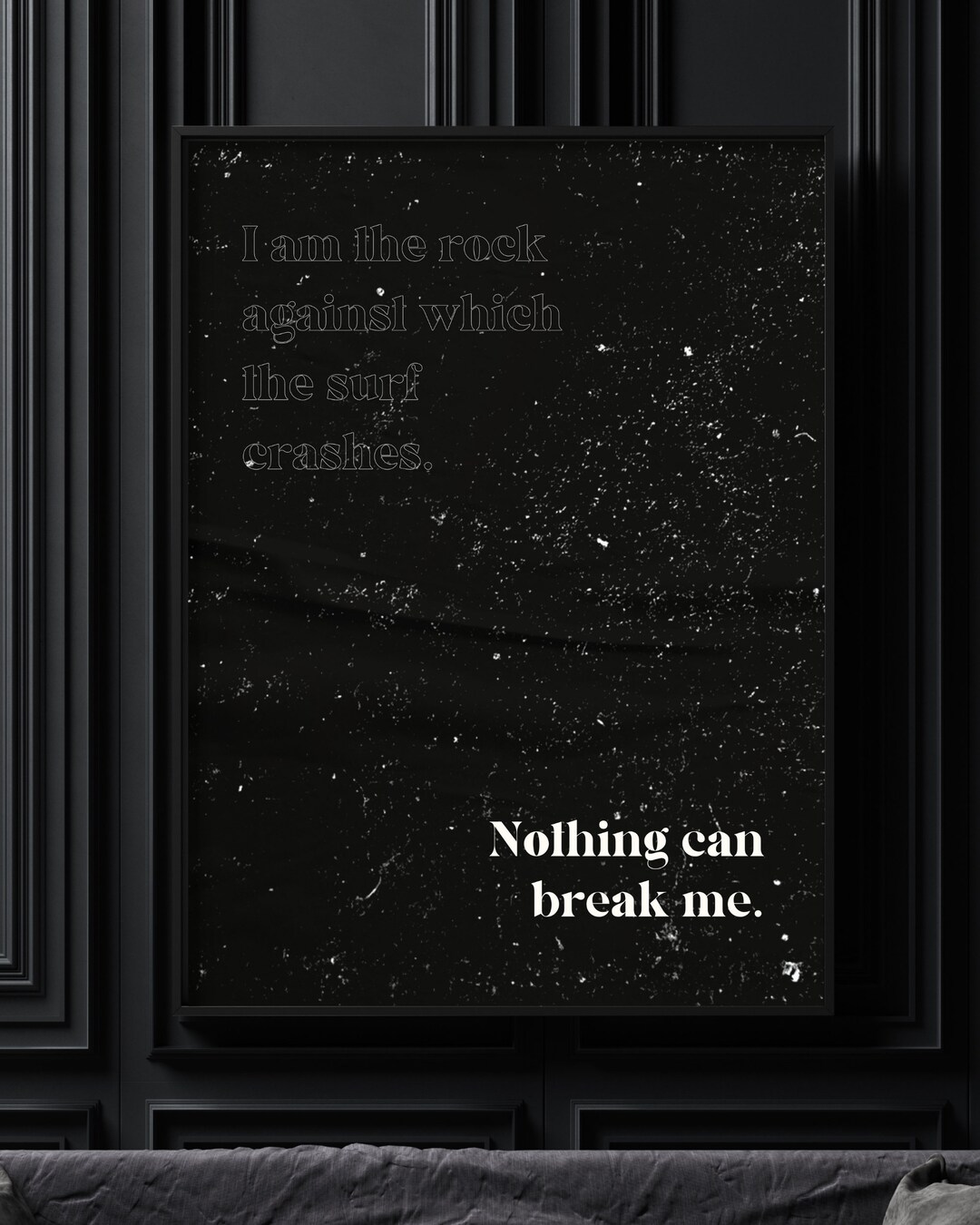 I Am the Rock | Nothing Can Break Me | ACOTAR Digital Print | ACOTAR ...