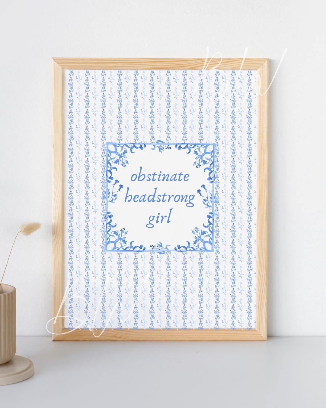 Obstinate Headstrong Girl | Pride and Prejudice Digital Print | Pride and Prejudice Art | Jane ...