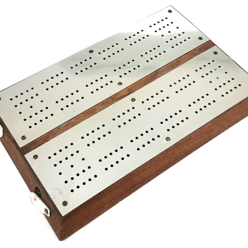 Traditional Cribbage Board - Etsy
