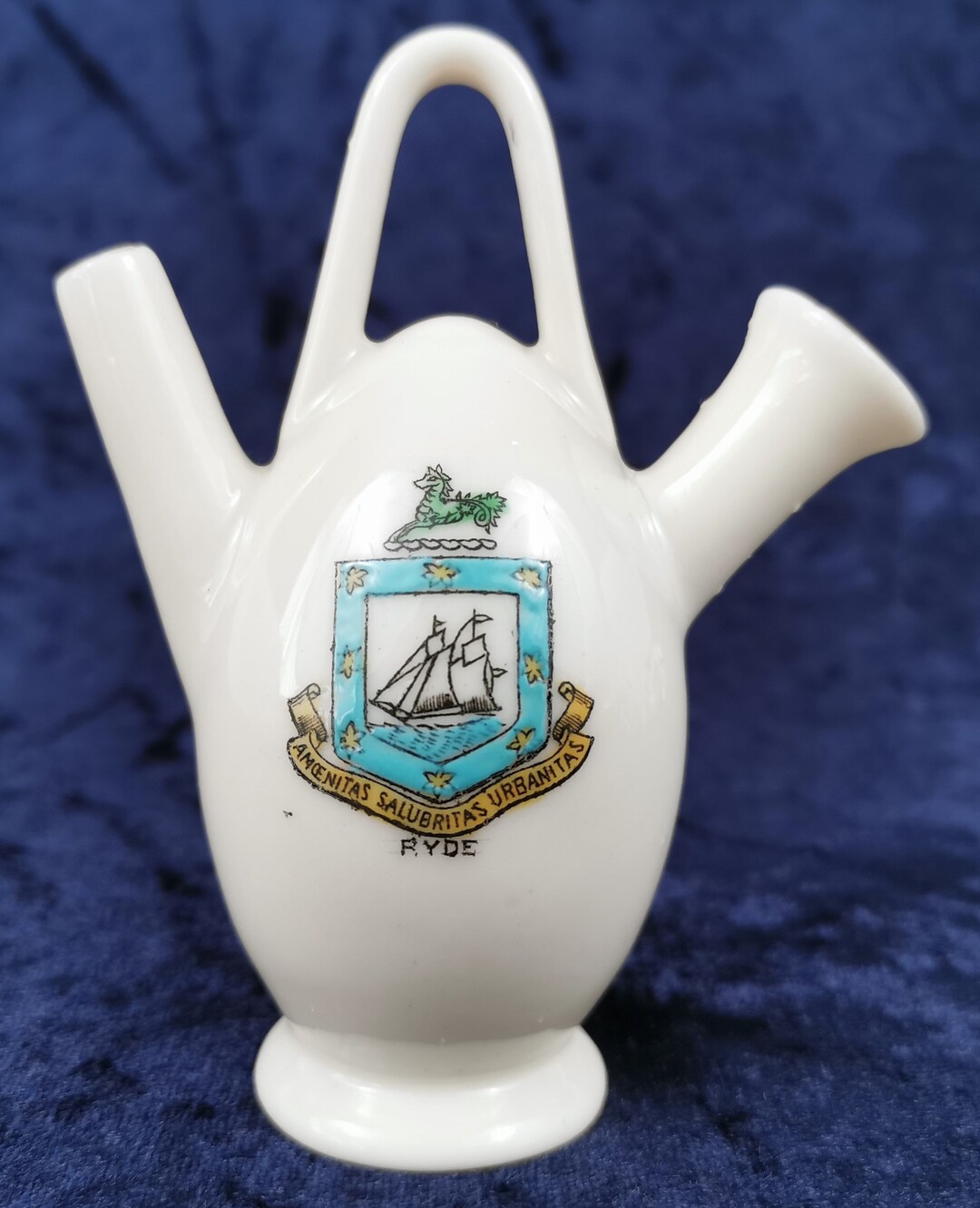 Antique Collectible Crested Ware, Crested China, Miniature Bottle ...