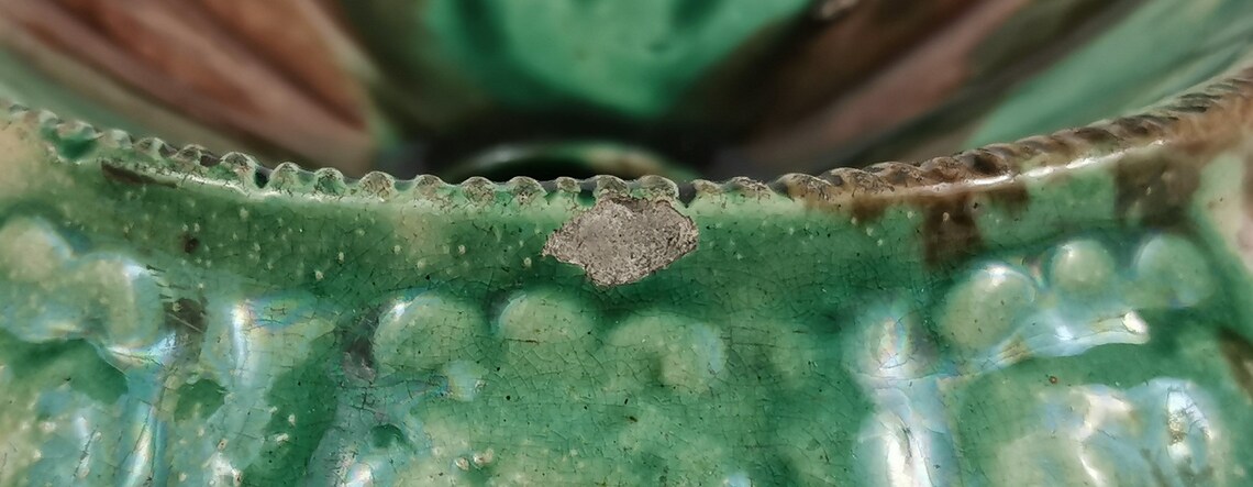 Rare Antique, Victorian Majolica, Antique Spittoon, Spit Pot, Wine ...