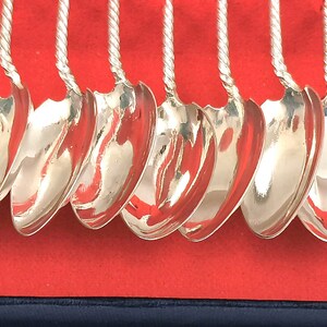 Unique Set of Spoons, Fifteen Souvenir Spoons, Silver Flatware, Boxed ...