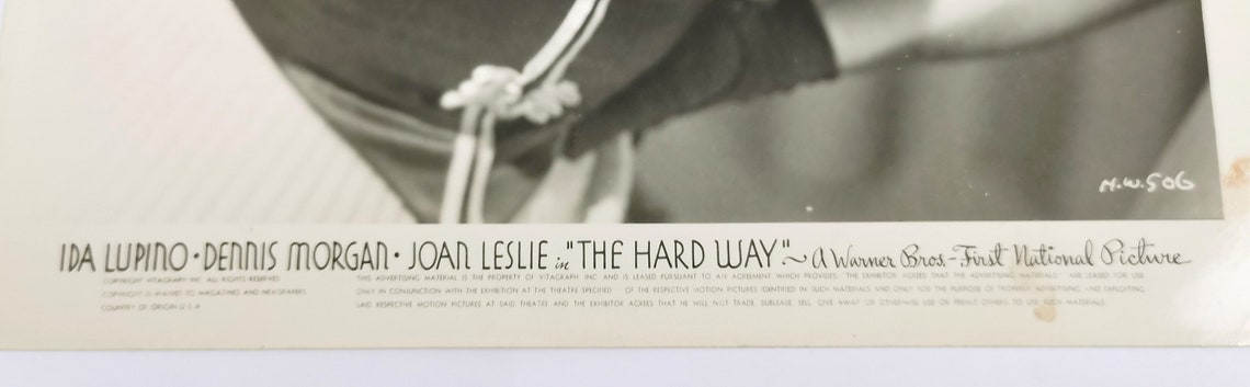 Vintage Signed Photograph, Joan Leslie, David Gest, the Hard Way ...