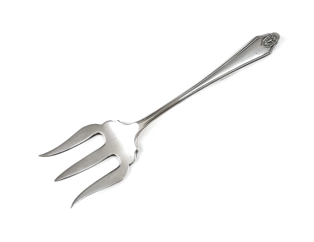 Small Serving Fork, Silver Plate, Elegant Handle, 6 1/4 Inches, Cold ...