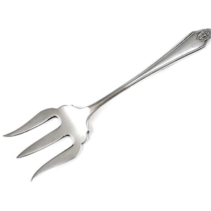 Small Serving Fork, Silver Plate, Elegant Handle, 6 1/4 Inches, Cold ...