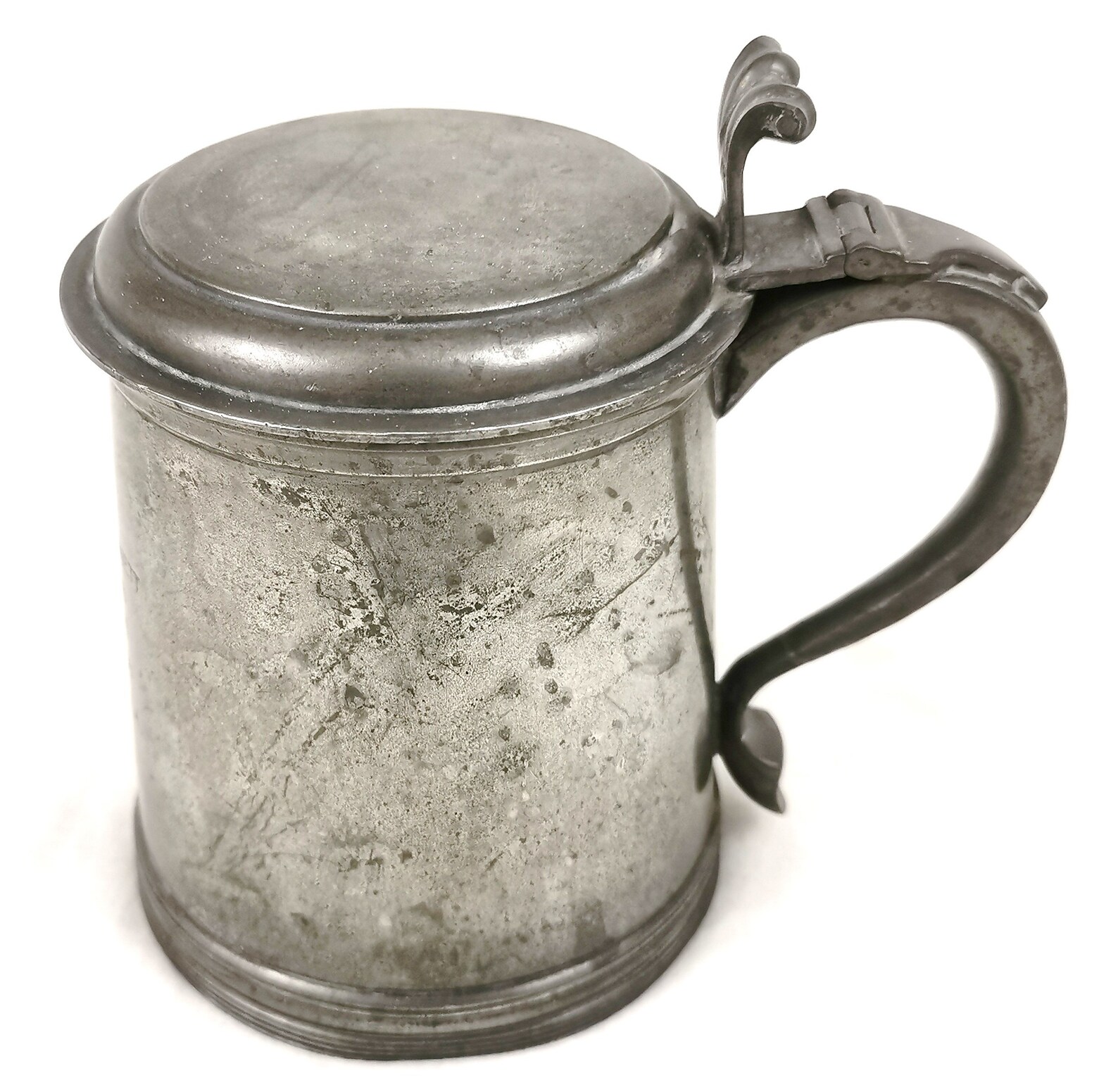 Historical Vintage, Lidded Pewter Tankard, Anti Aircraft Battery, Band ...