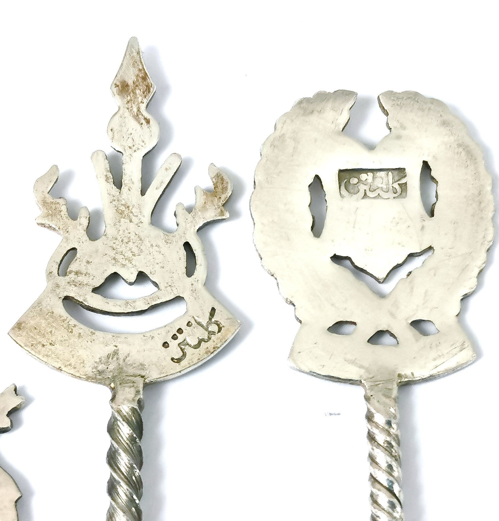 Unique Set of Spoons Six Souvenir Spoons Silver Flatware | Etsy UK