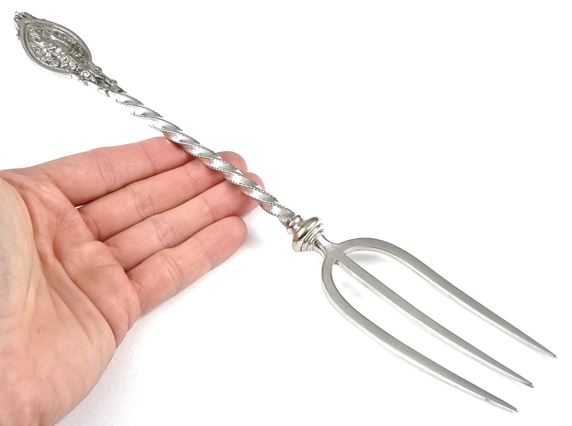 Striking Flatware, Long Handled Fork, Serving Utensil, Toasting Fork ...