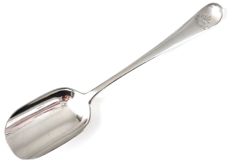 Antique Sugar Spoon Mid 19th Century Elkington Silver - Etsy