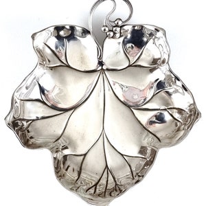 Unique Table Addition, Leaf Shaped Dish, WMF Tableware, Silver Plate ...