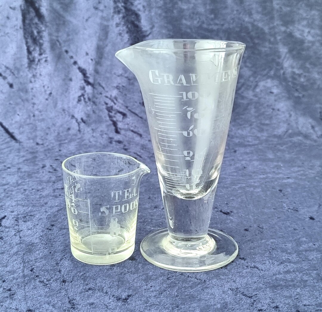 Traditional Measuring, Glass Pourers, Tea and Table Spoons, Grammes ...