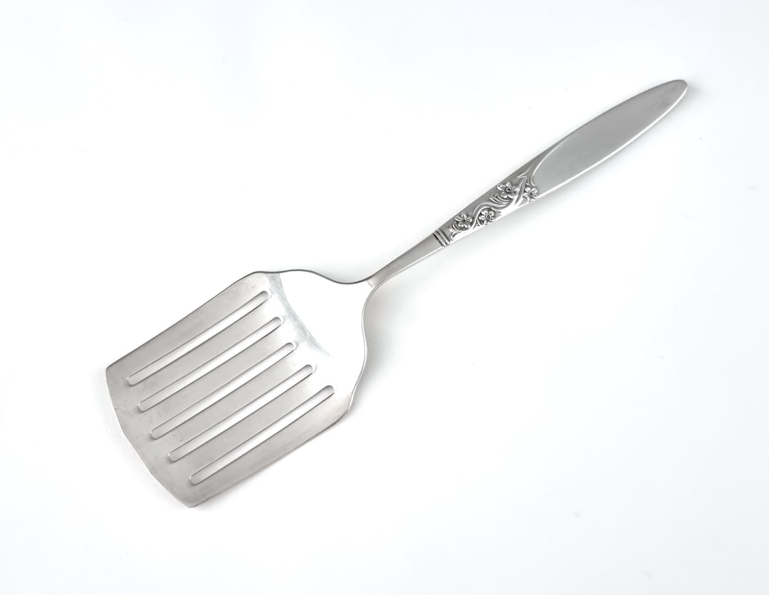 Vintage Serving Utensil, Grosvenor Christine, Floral Flatware, Silver ...
