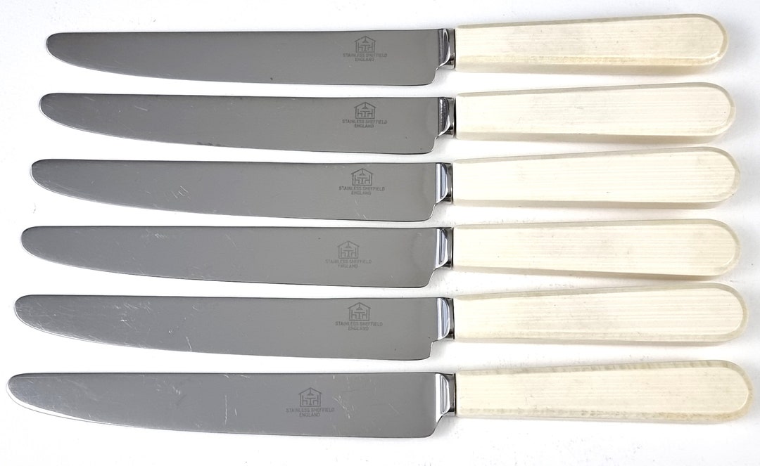 Modern Flatware, Habitat Brand, Stainless Steel, Set of Six Knives ...