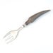 Antique Serving Fork, Silver Plate, Antler Handle, 11 1/4 Inches Length ...