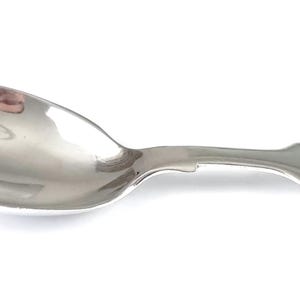 Antique Caddy Spoon, Lightweight Silver Plate, Fiddle Pattern, 3 3/4 ...
