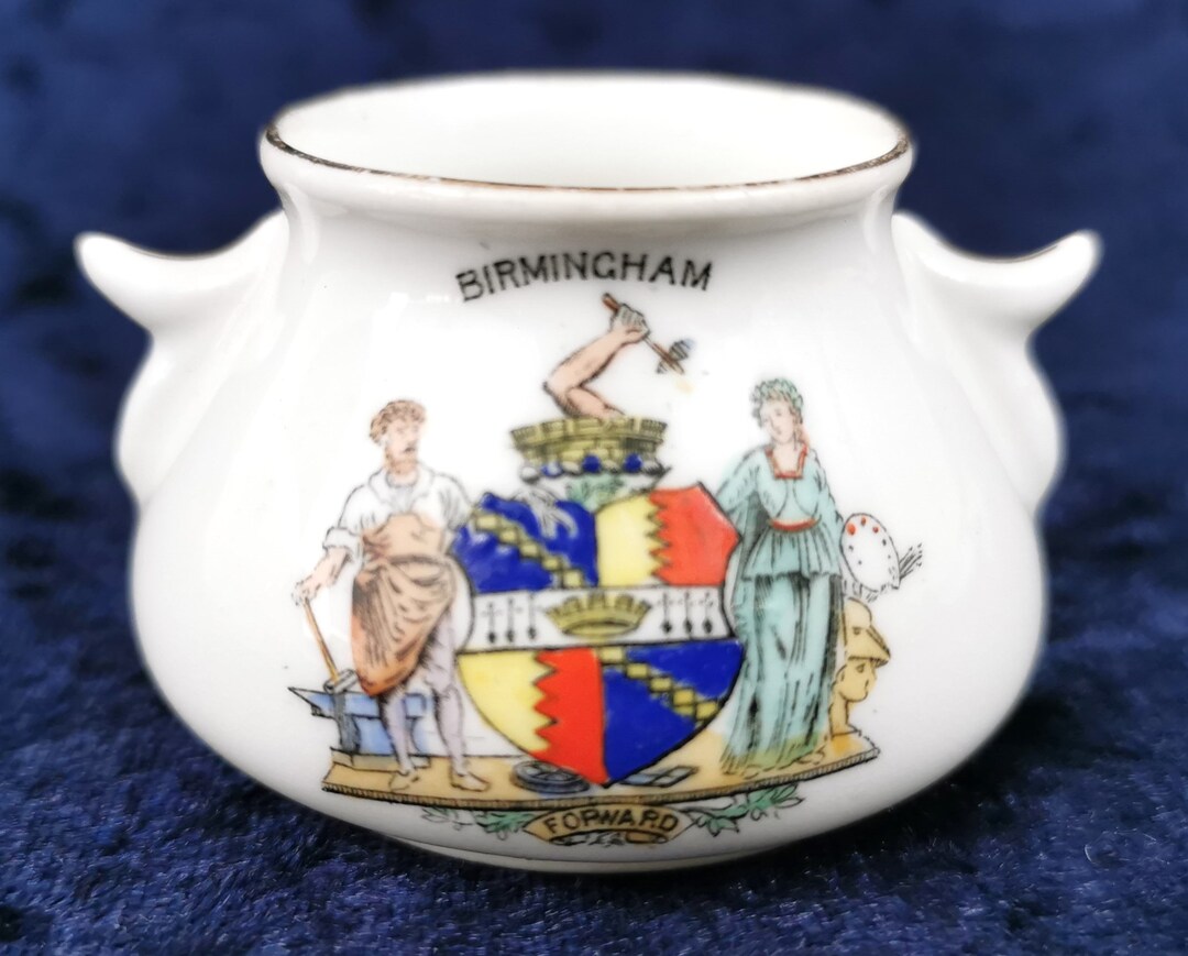 Antique Collectible Crested Ware, Crested China, Miniature Vessel ...