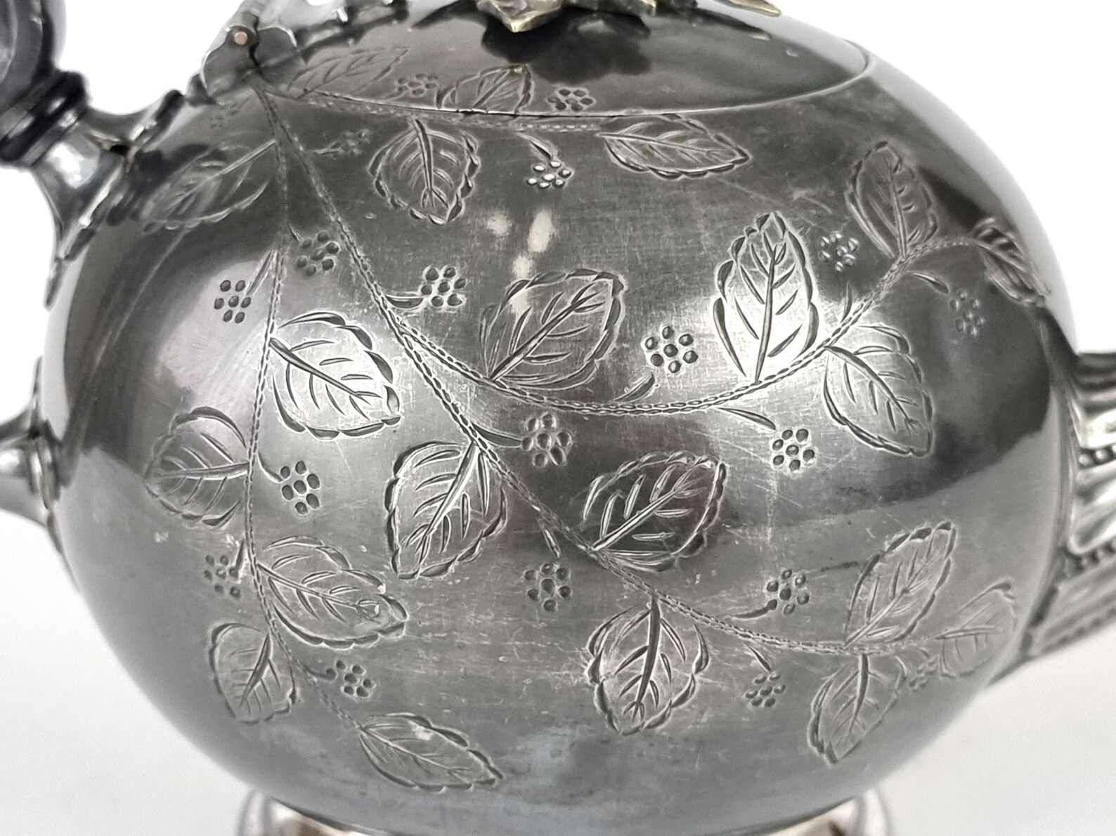 WORN Silver Plate, Antique Teapot, Floral Tableware, EPBM Ware, Flower ...