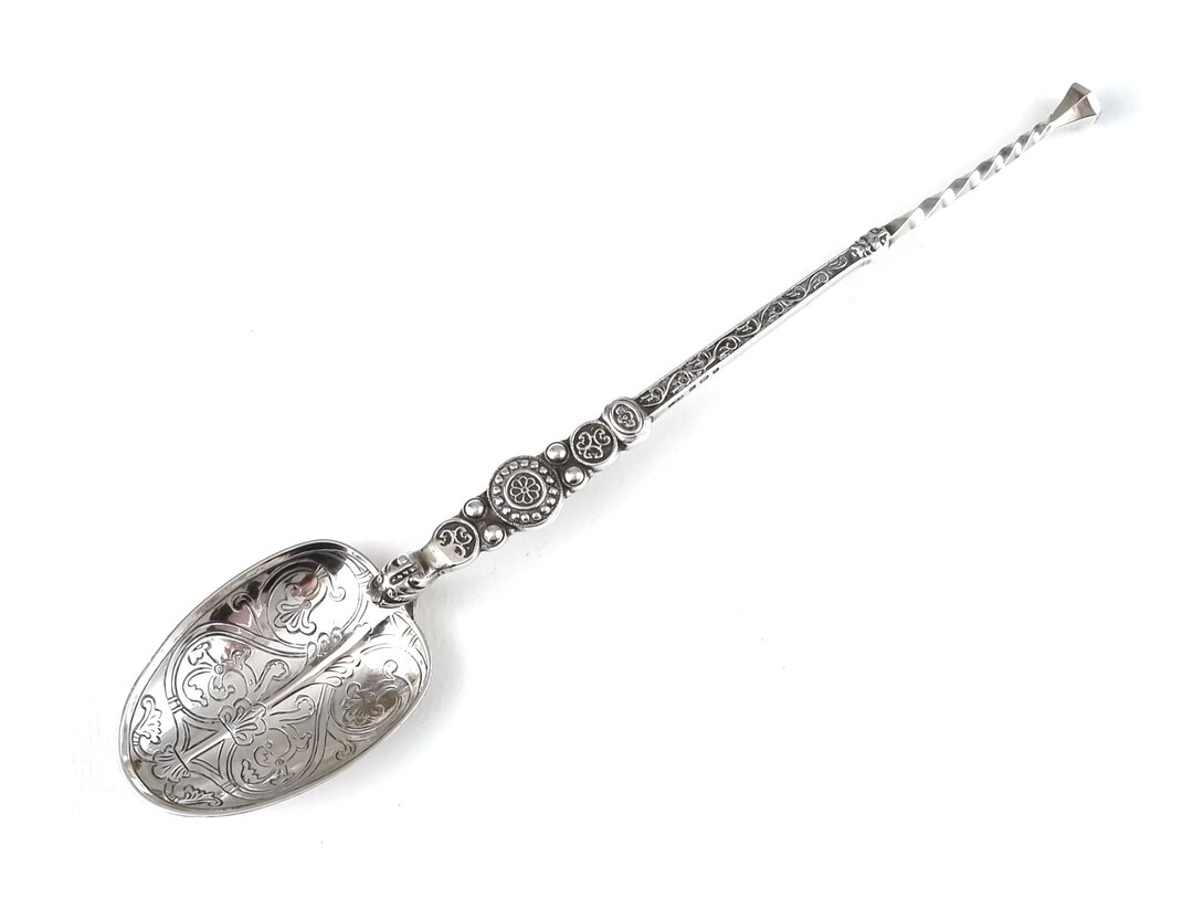 Royal Memorabilia, Silver Anointing Spoon, 9 Inches, Sterling Flatware ...