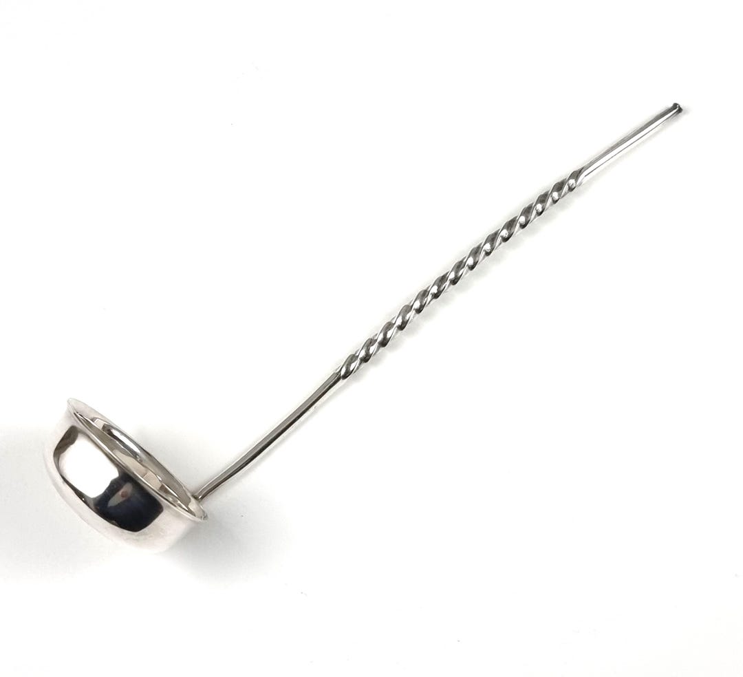 SMALL Bowl, Charming Flatware, Vintage Ladle, Silver Plate, Spiral ...
