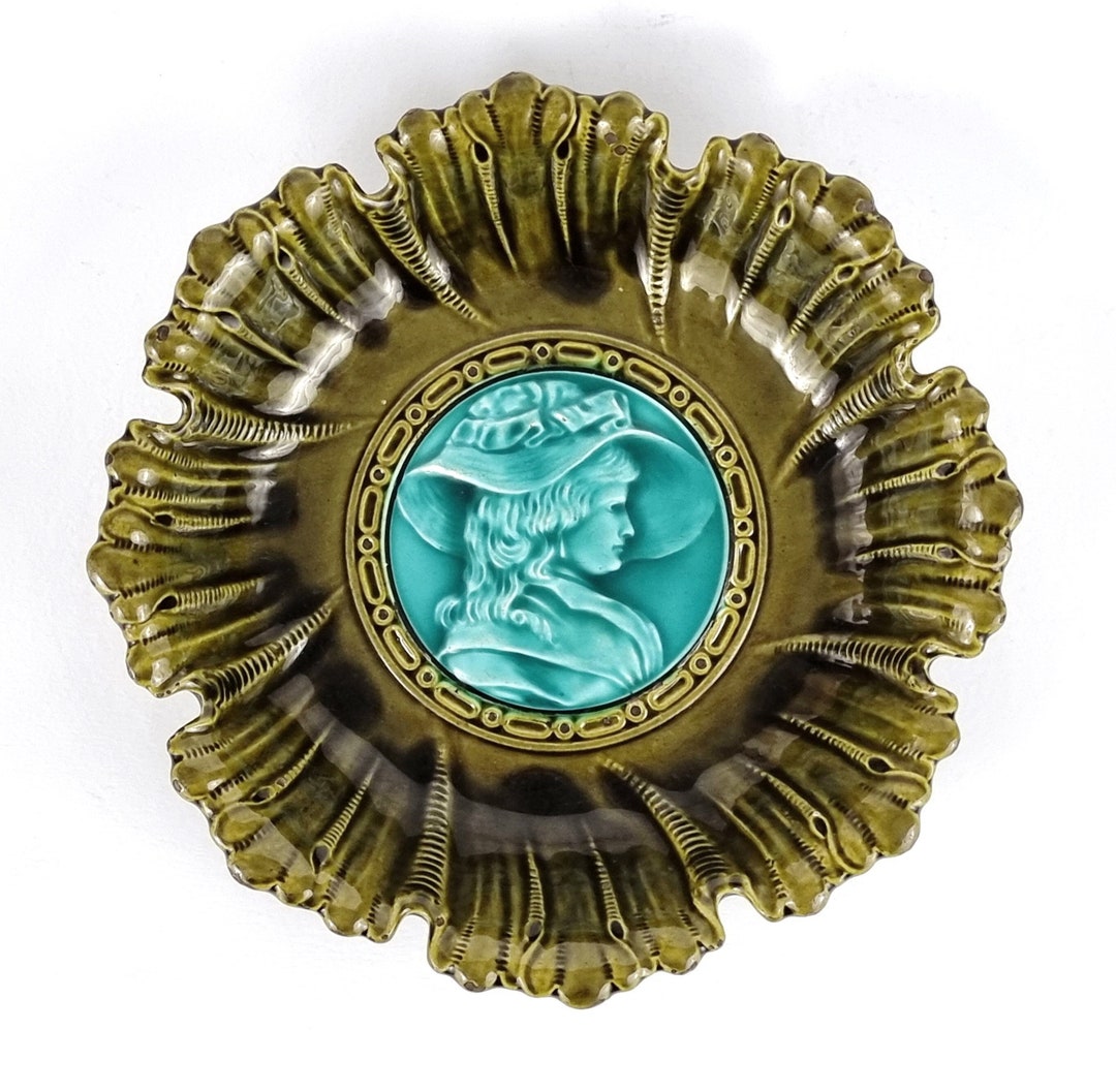 Notably Chipped, Cabinet Bowl, Villeroy & Boch STYLE, Majolica Dish ...