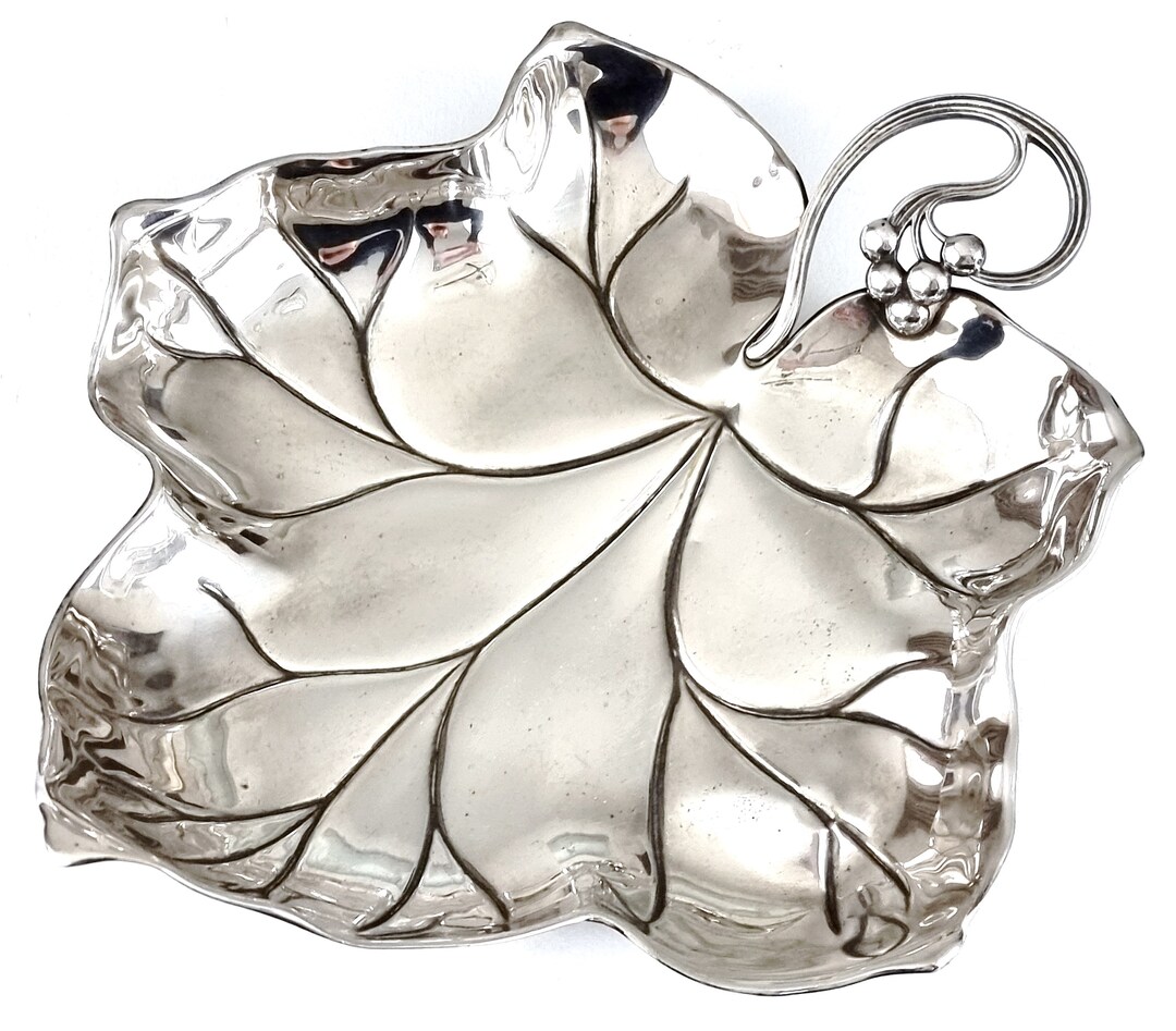 Unique Table Addition, Leaf Shaped Dish, WMF Tableware, Silver Plate ...
