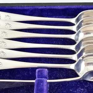 One Spoon Missing, Antique Cased Flatware, Spoons and Tongs, Eleven ...