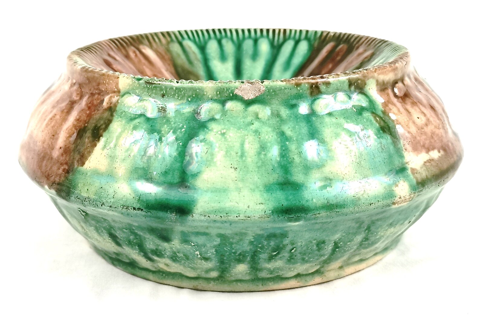 Rare Antique, Victorian Majolica, Antique Spittoon, Spit Pot, Wine ...