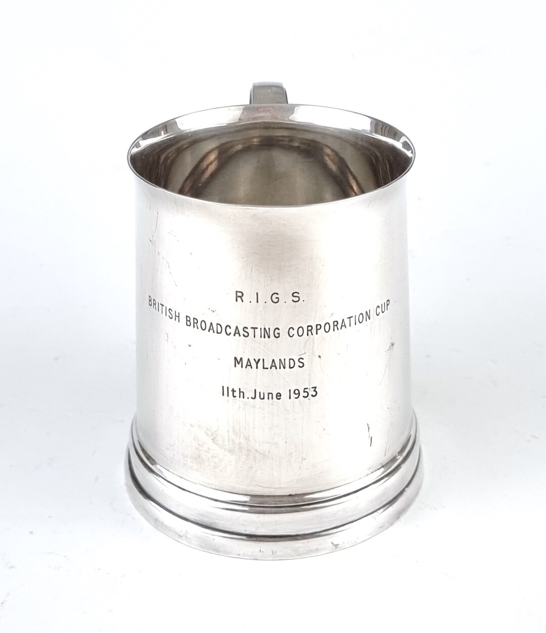 Vintage Pint Tankard, RIGS Maylands, British Broadcasting Corporation ...