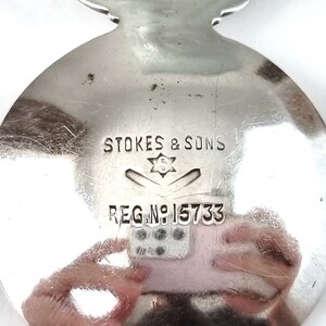 Vintage Tea Caddy Spoon, Australian Silver Plate, Stokes & Sons ...